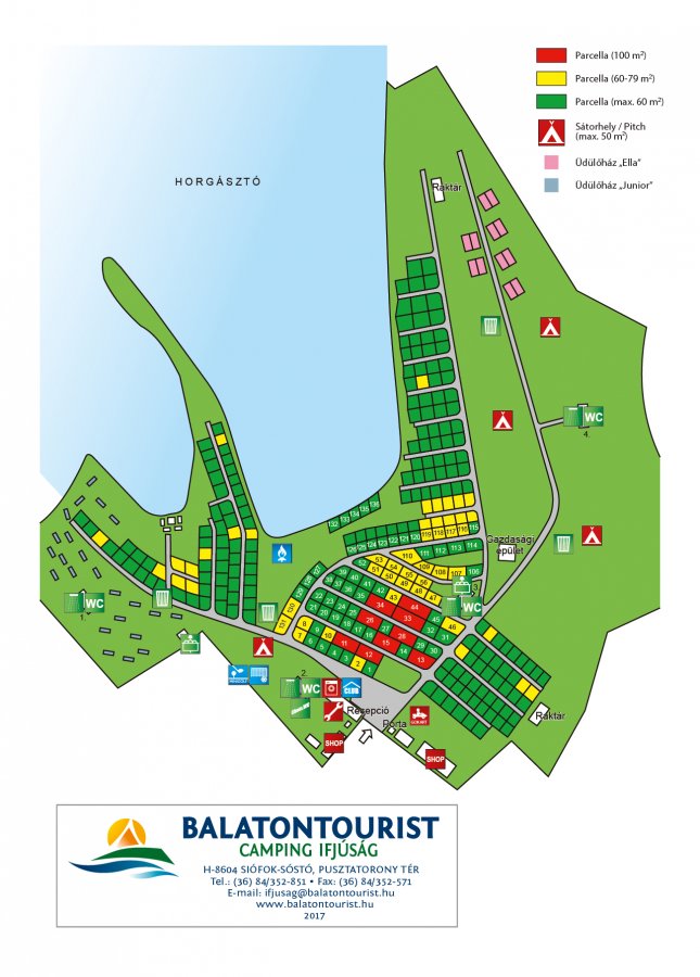 Balatontourist: Kemping térképek