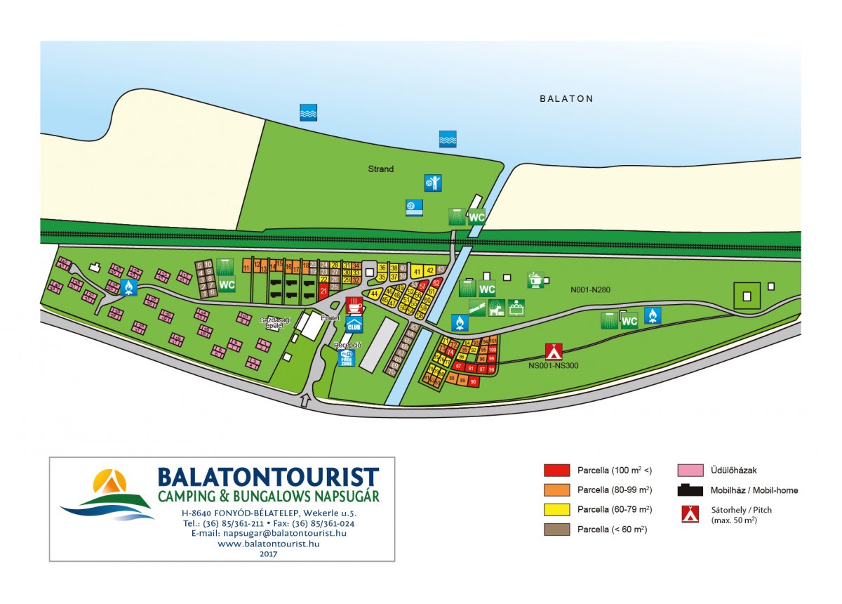 Balatontourist: Kemping térképek
