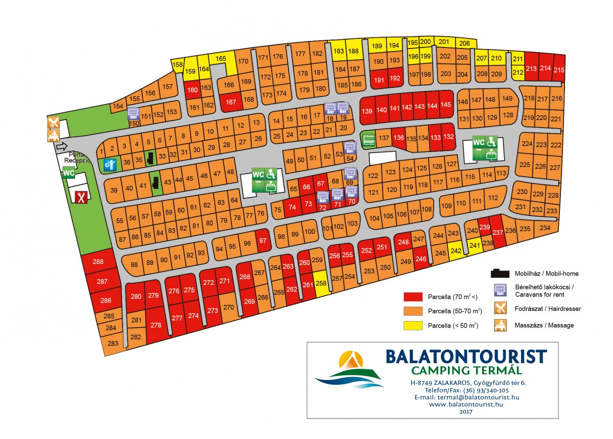 Balatontourist: Kemping térképek