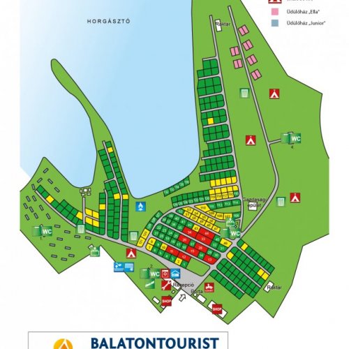 Balatontourist: Kemping térképek